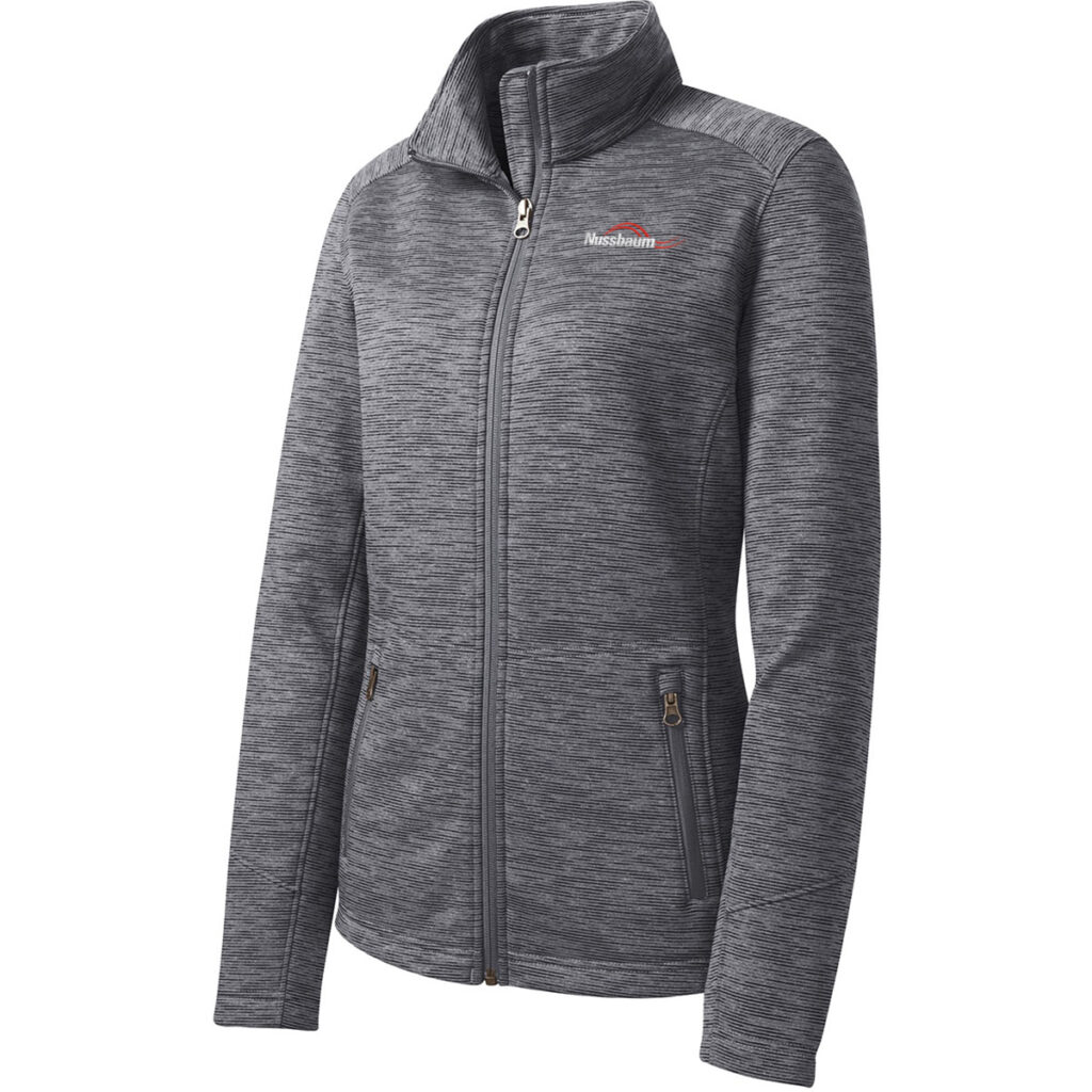 Digi Stripe Fleece Jacket – Ladies’ – Nussbaum Company Store
